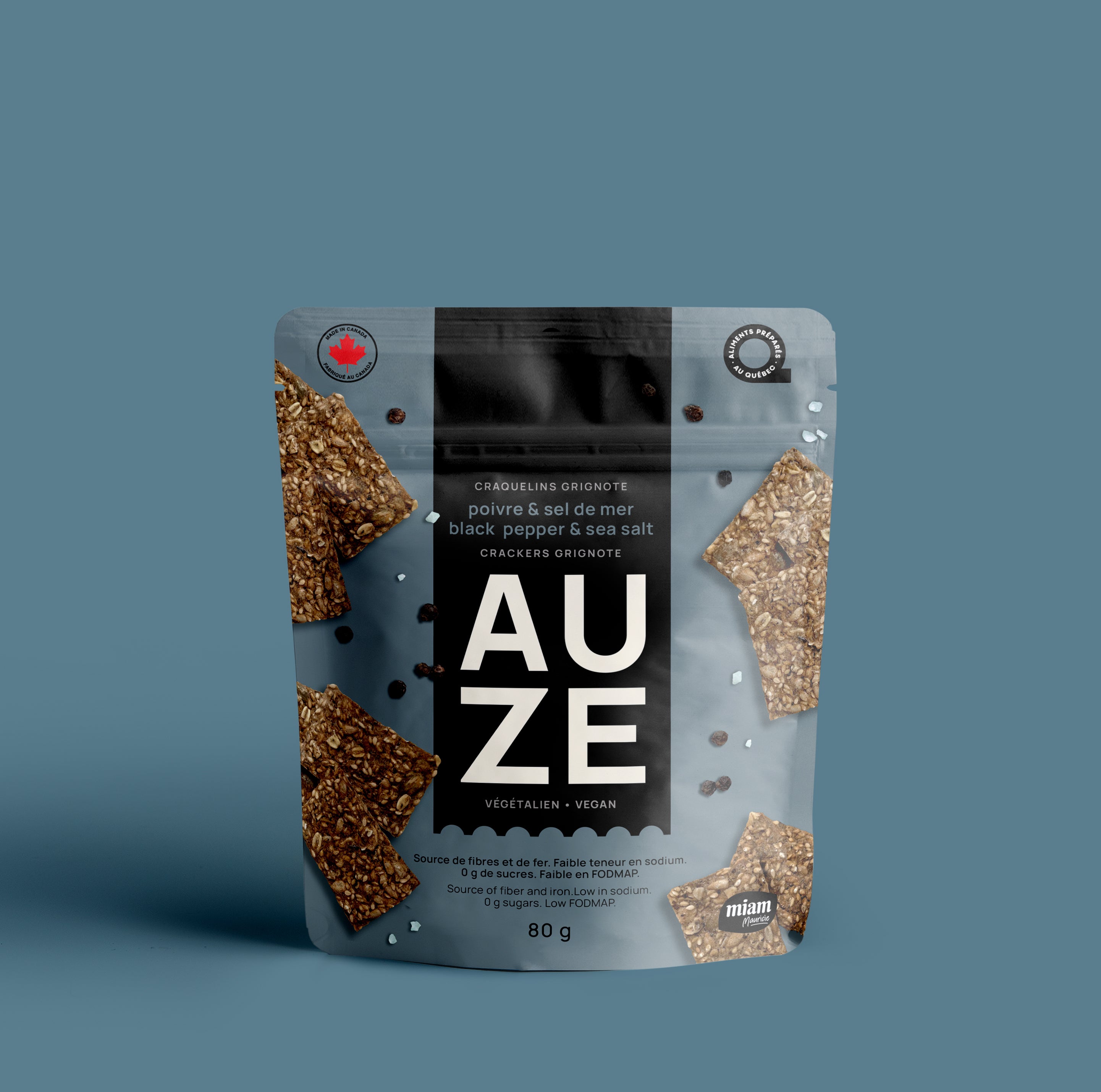 Craquelins Grignote AUZE - Poivre et sel – La Fabrique Gourmande