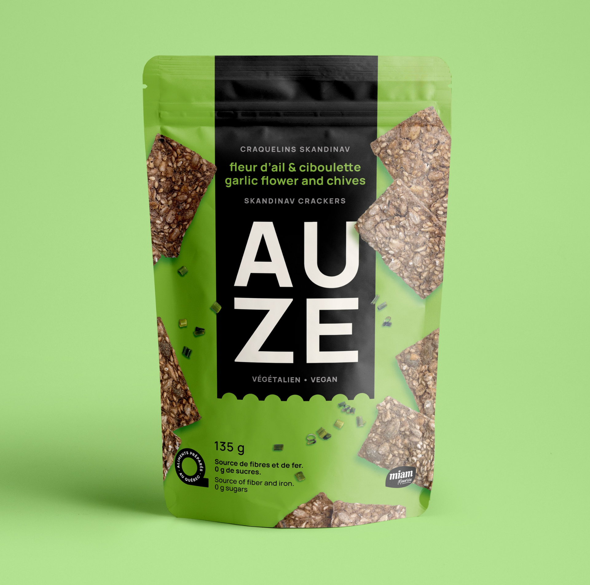 Craquelins Skandinav AUZE - Fleur d'ail et ciboulette – La Fabrique ...